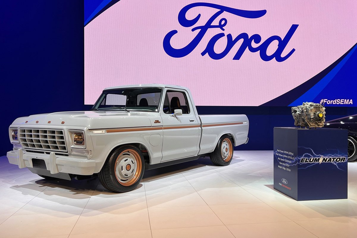 Ford F-100 Eluminator, electrizante debut en el SEMA Show 2021 ...